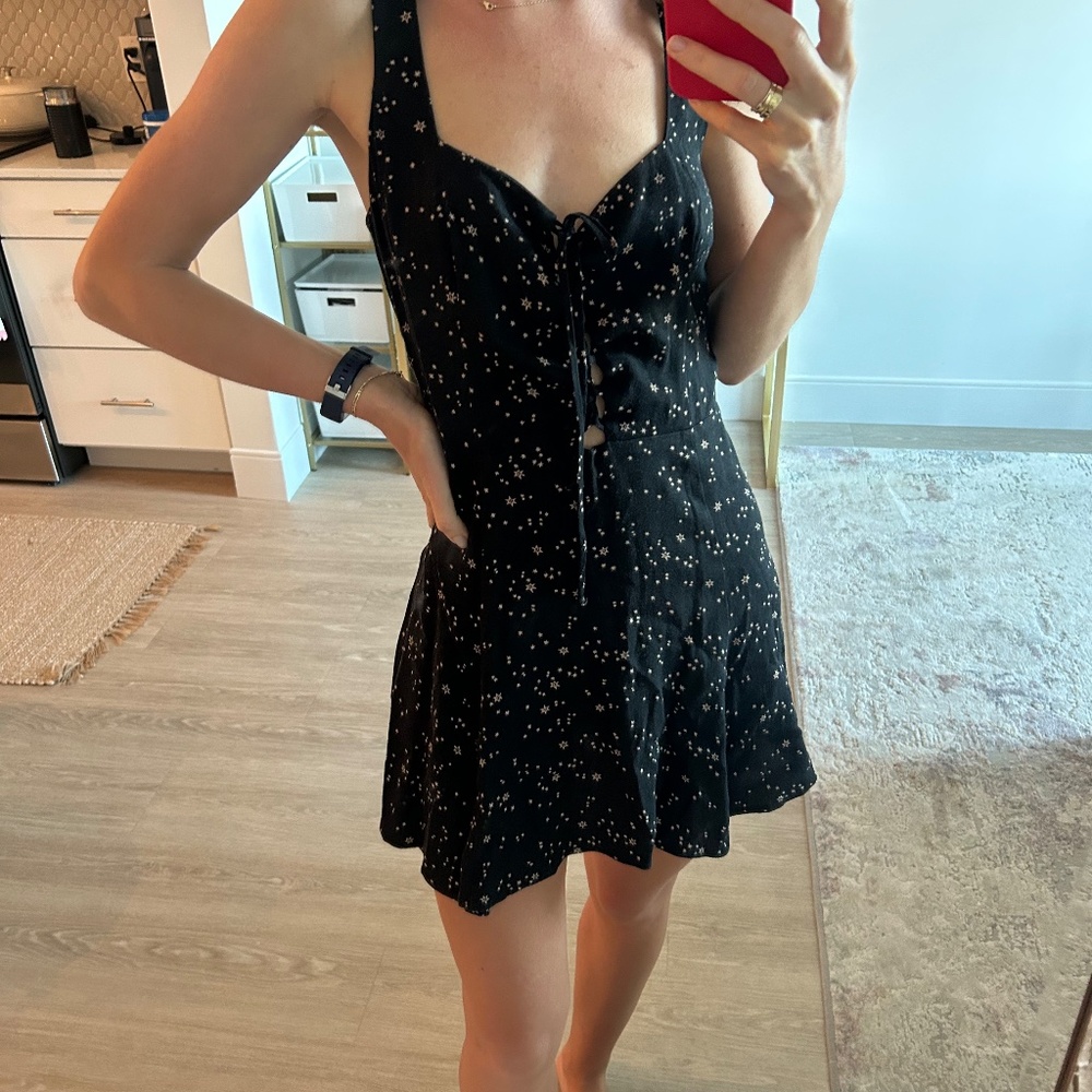 Reformation Elena Star Dress - Gem